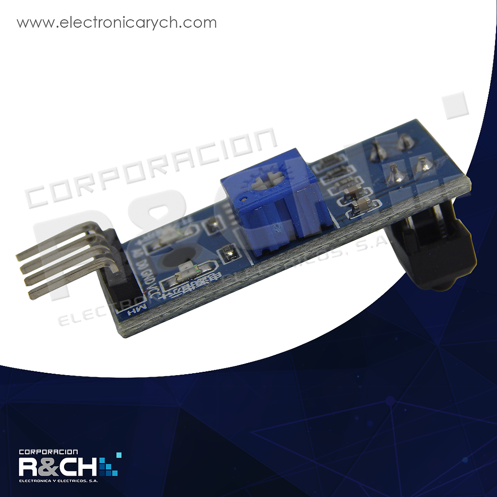 MD-TR5000 módulo sensor seguidor de línea TCRT5000 | Electronica R&CH